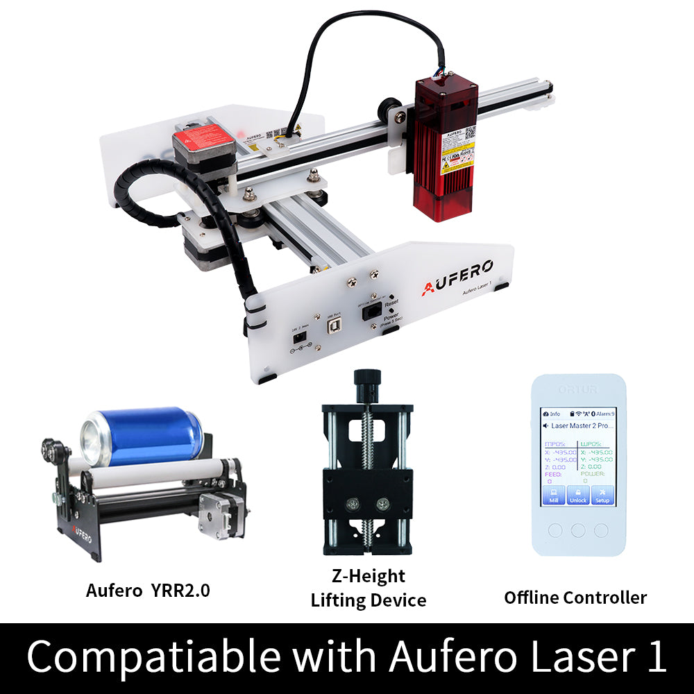 Aufero AL1 Laser Engraving Machine 180x180mm Engraving Area – ORTUR